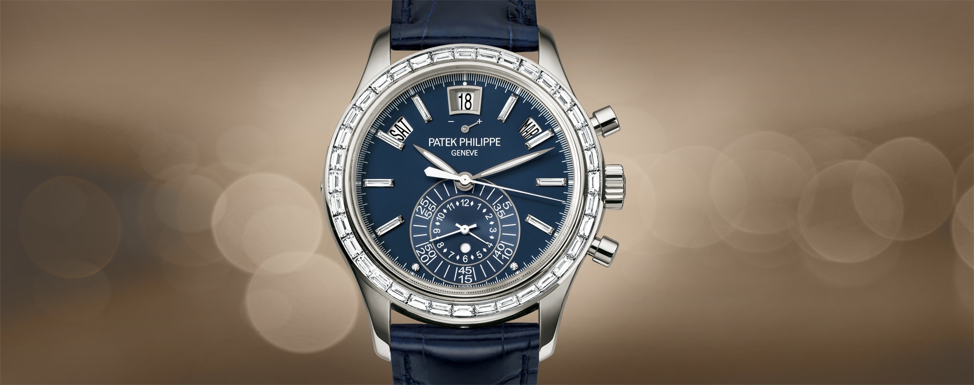 Patek Philippe | Complications Diamond Platinum Chronograph 5961P-001