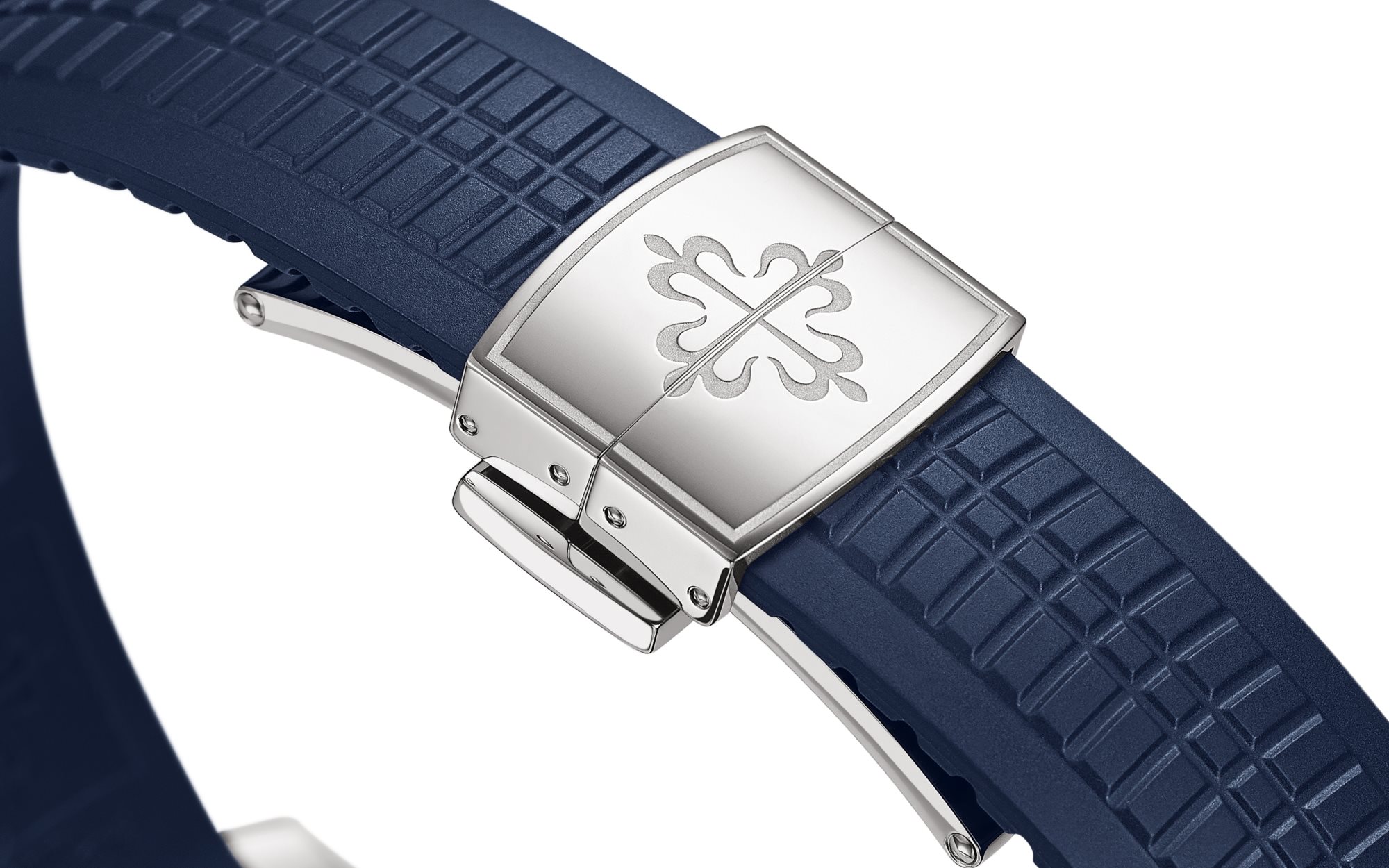 Patek Philippe | Aquanaut Blue Dial & Strap White Gold 5168G-001