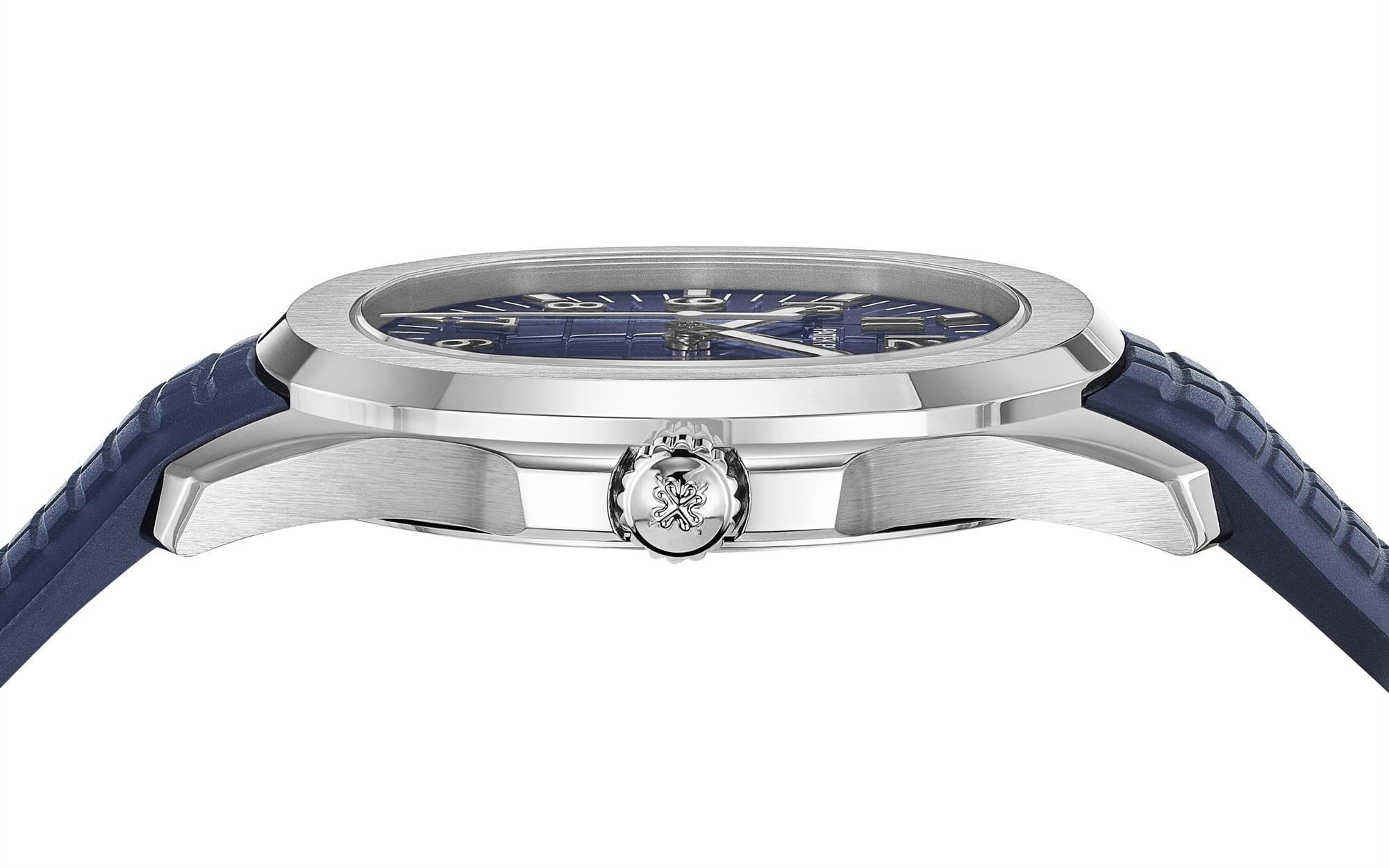 Patek Philippe | Aquanaut Blue Dial & Strap White Gold 5168G-001