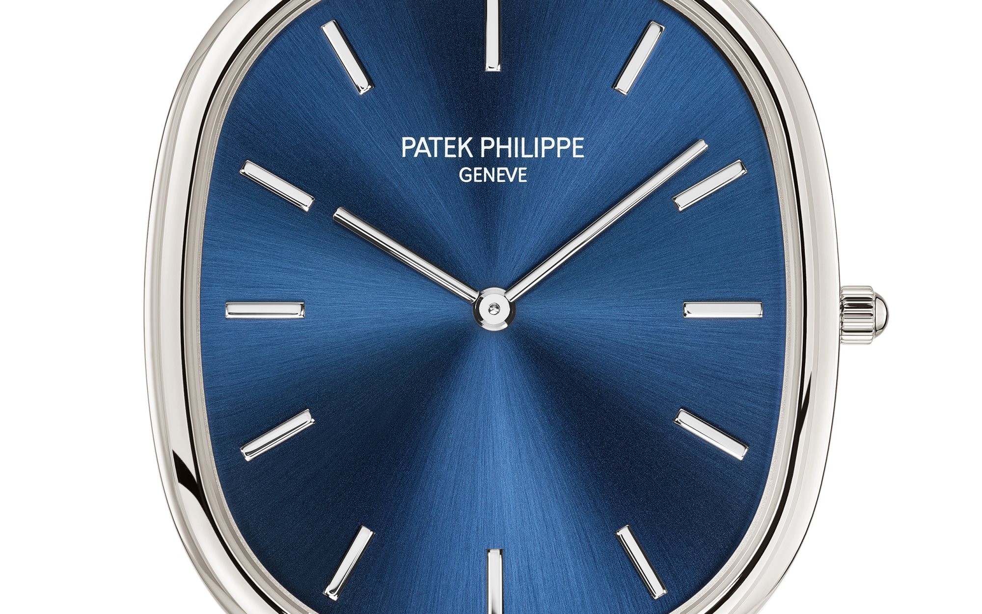 Patek Philippe | Golden Ellipse Blue Dial Platinum Watch 5738P-001