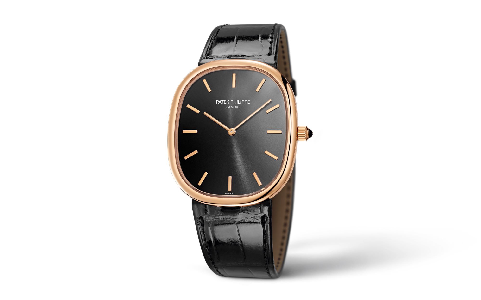 Patek Philippe | Golden Ellipse Black Dial Rose Gold Watch 5738R-001