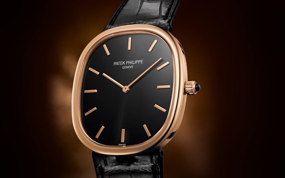 Patek Philippe | Golden Ellipse Black Dial Rose Gold Watch 5738R-001