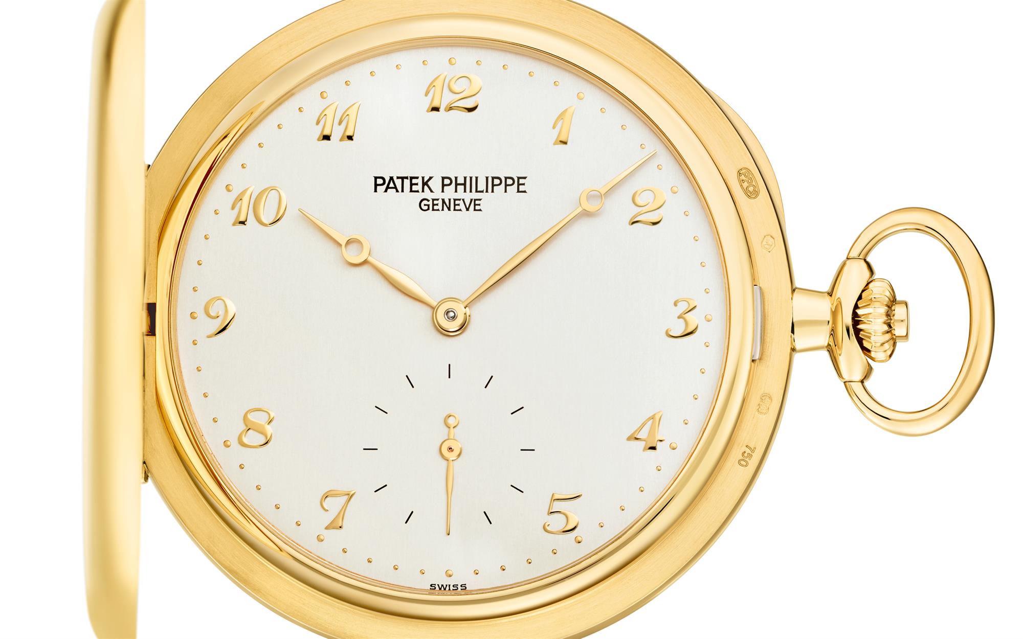 Patek Philippe | Yellow Gold Hunter Case Pocket Watch Gold Numerals ...