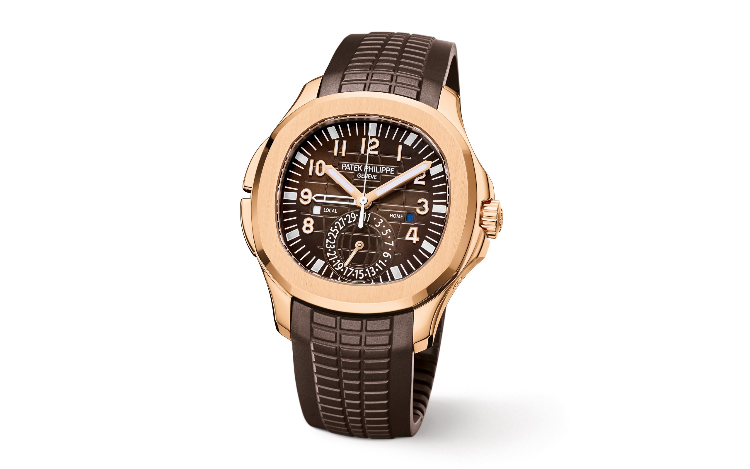 Patek Philippe | Aquanaut Travel Time Rose Gold Watch 5164R-001