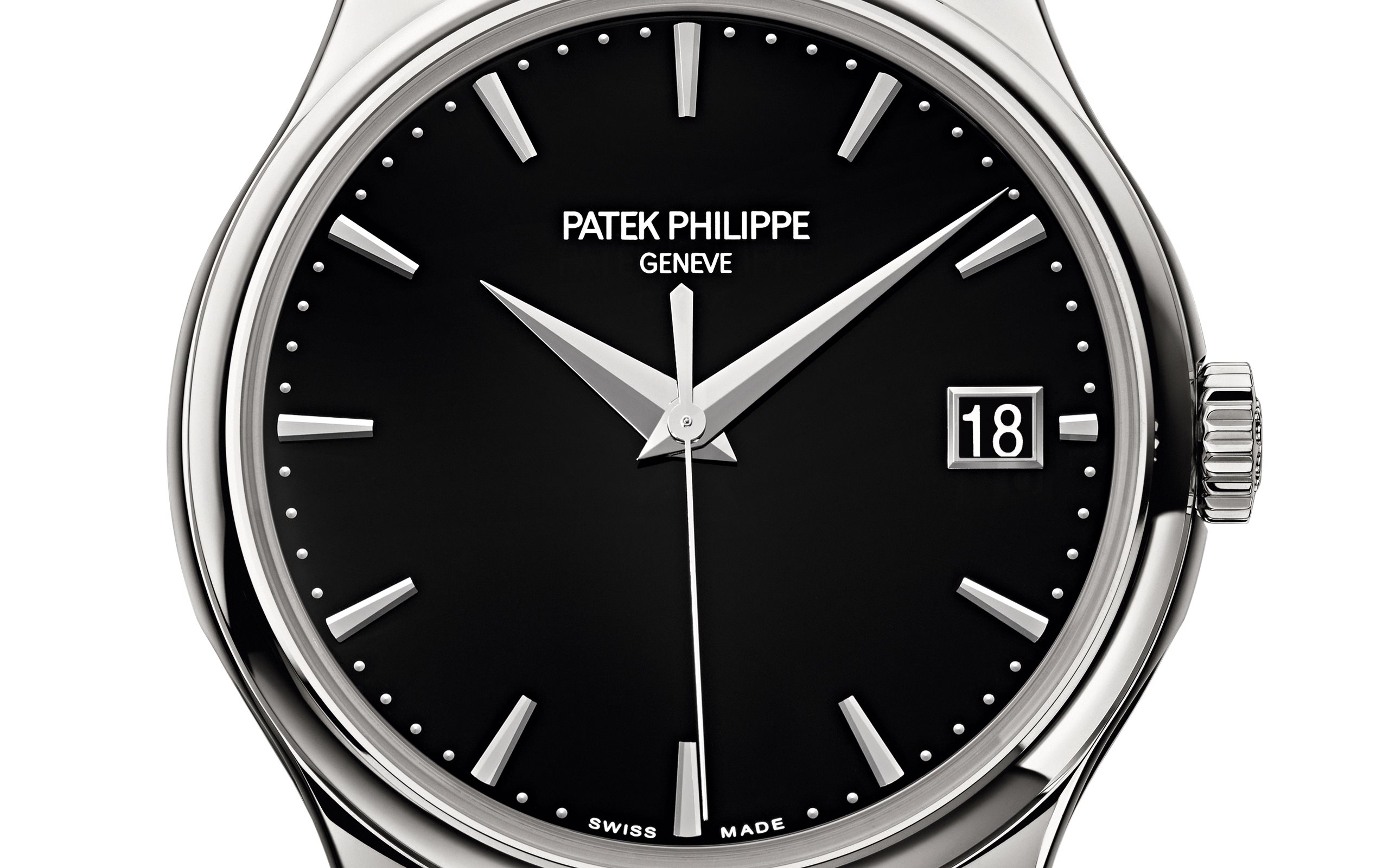 Patek Philippe | Calatrava Automatic Date Black Dial Watch 5227G-010