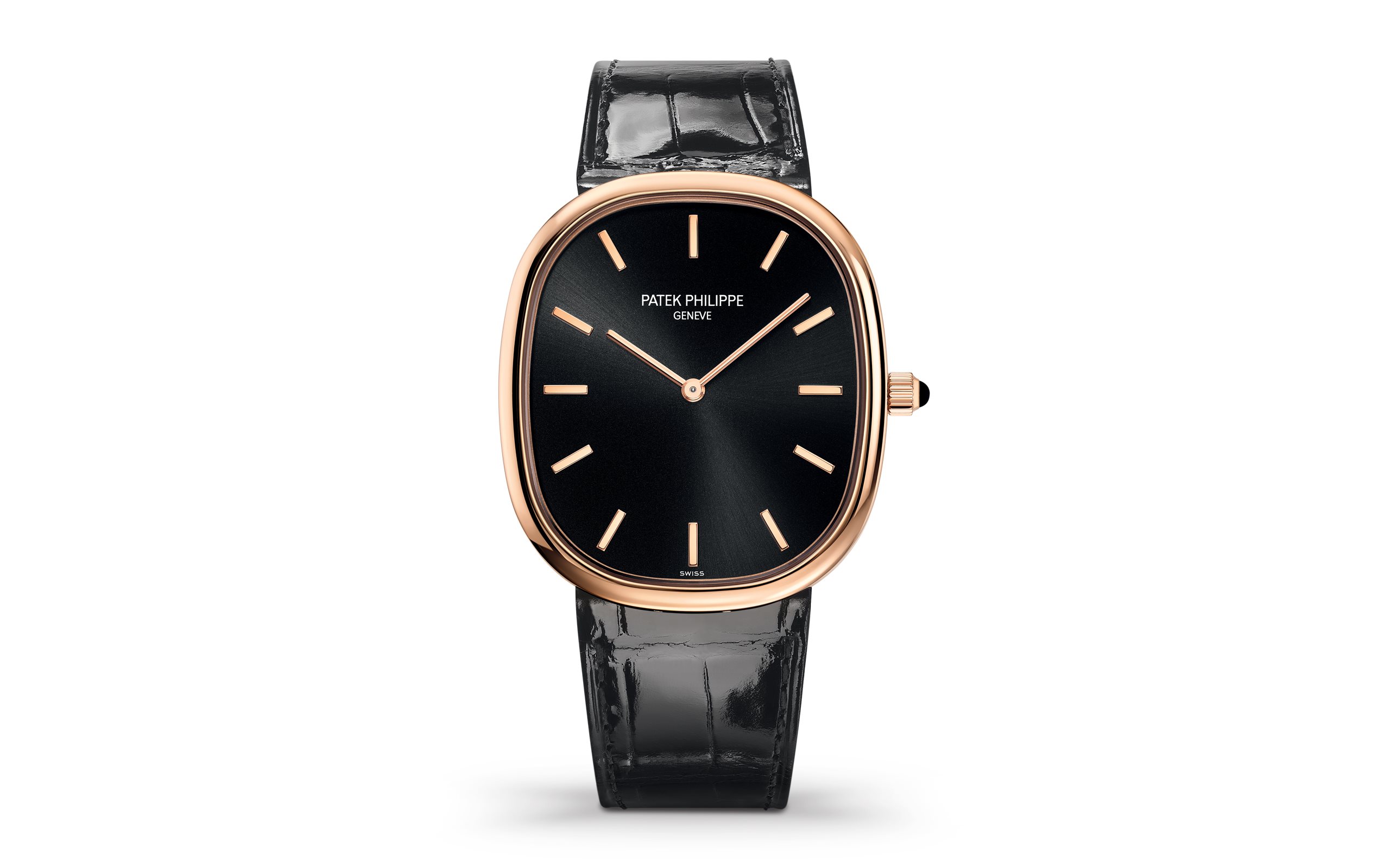 Patek Philippe | Golden Ellipse Black Dial Rose Gold Watch 5738R-001